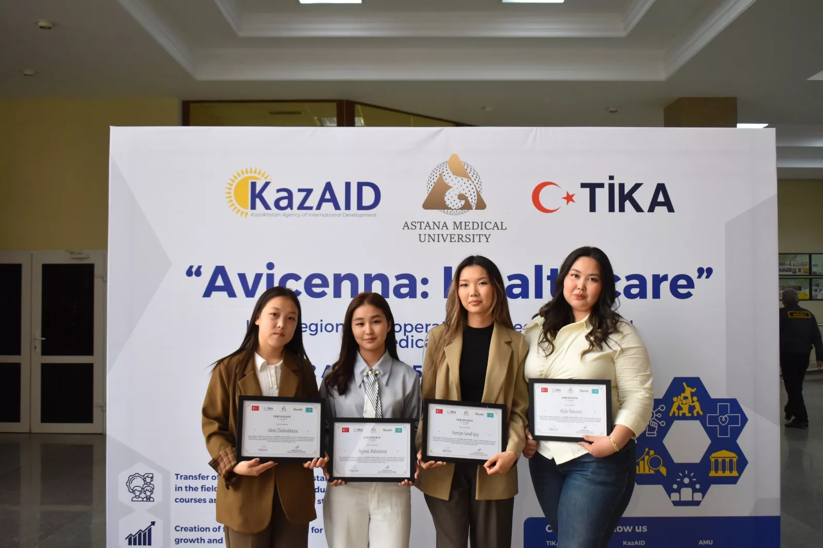 «Авиценна: Здравоохранение»: студенты из Кыргызстана получили сертификаты - BULAK.KG